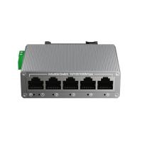 China Mini 5 Port Industrial Ethernet Switch 1000Mbps DIN Rail Mount for sale
