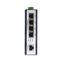 China 4 Port Gigabit Industrial POE Switch DIN Rail Ethernet POE Switch 1 Uplink for sale