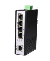 China 5 Port Industrial Ethernet Switch 100Mbps Unmanaged DIN Rail IP40 -40℃~85℃ for sale