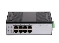 China 8 Port 10/100Mbps Fast Ethernet Switch Unmanaged DIN Rail Industrial Network Switch for sale