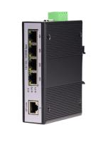 China 5 Port Unmanaged Industrial Gigabit Ethernet Switch DIN Rail Network Switch DC 9-57V for sale