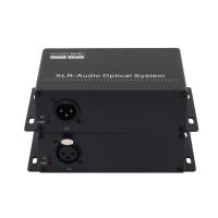 China 1 Channel XLR Audio Fiber Converter Unidirectional Balanced Audio Over Fiber Up To 20km for sale
