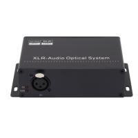 China 1 Channel XLR Audio Fiber Converter Unidirectional Balanced Audio Over Fiber Up To 20km for sale