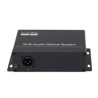 China 1 Channel XLR Audio Fiber Converter Unidirectional Balanced Audio Over Fiber Up To 20km for sale