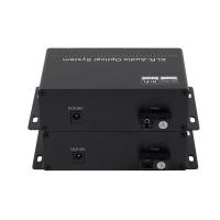 China 1 Channel XLR Audio Fiber Converter Unidirectional Balanced Audio Over Fiber Up To 20km for sale