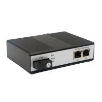 China DIN Rail Industrial Fiber Optic Ethernet Switch 1 SC Fiber Port 2 RJ45 Ports for sale