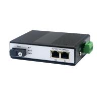 China DIN Rail Industrial Fiber Optic Ethernet Switch 1 SC Fiber Port 2 RJ45 Ports for sale