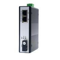 China DIN Rail Industrial Fiber Optic Ethernet Switch 1 SC Fiber Port 2 RJ45 Ports for sale