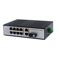 China Industrial 1 SC Fiber 10 Gigabit Ethernet Switch 1 SC Fiber Port 10 RJ45 Ports for sale