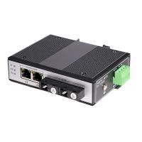 China Industrial Fiber Network Switch Gigabit 2 SC Fiber Port 2 RJ45 Ethernet Port for sale