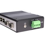 China Industrial Gigabit Fiber Media Switch 2 SFP Fiber Ports 2 RJ45 Ethernet Ports for sale