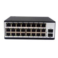 China DIN Rail Industrial Fiber Switch Gigabit 2 SFP Fiber Ports 24 RJ45 Ethernet Ports for sale