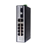 China Industrial Gigabit Fiber Ethernet Switch 2 SC Fiber 10 RJ45 Ethernet Ports for sale