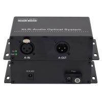 China 1CH Bidirectional XLR Fiber Audio Converter 2 Way Analog Audio Over Fiber Up To 20km for sale