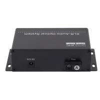 China 2 Channel Bidirectional XLR Audio Fiber Converter 2 Way Analog Audio Over Fiber Extender for sale