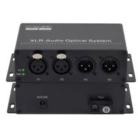 China 2 Channel Bidirectional XLR Audio Fiber Converter 2 Way Analog Audio Over Fiber Extender for sale