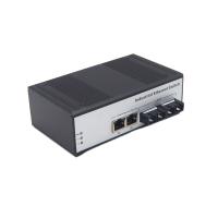 China IP30 Industrial POE Switch Gigabit 2 SC Dual Fiber Ports 2 PoE Ethernet Ports for sale
