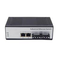 China IP30 Industrial POE Switch Gigabit 2 SC Dual Fiber Ports 2 PoE Ethernet Ports for sale