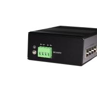 China Industrial Gigabit POE Fiber Switch 4 SFP Fiber Ports 4 PoE Ethernet Ports Fiber for sale