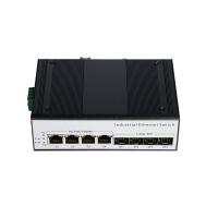 China Industrial Gigabit POE Fiber Switch 4 SFP Fiber Ports 4 PoE Ethernet Ports Fiber for sale