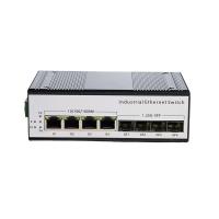 China Industrial Gigabit POE Fiber Switch 4 SFP Fiber Ports 4 PoE Ethernet Ports Fiber for sale