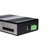 China Industrial Switch 4 SFP Fiber Ports 8 Port DIN Rail PoE Ethernet Switch for sale
