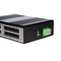 China Industrial Gigabit 8 SFP 8 Port PoE Ethernet Switch DIN Rail Fiber Optic Network Switch for sale
