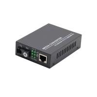 China Fiber Ethernet 100Mbps Media Converter 1 SC Fiber 1 RJ45 Port for sale