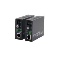 China Fiber Ethernet 100Mbps Media Converter 1 SC Fiber 1 RJ45 Port for sale