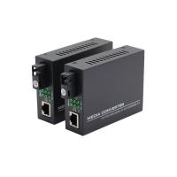China 1000Mbps Gigabit Fiber Media Converter 1 Fiber SC 1 RJ45 Ethernet To Fiber 20KM for sale