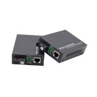 China 1000Mbps Gigabit Fiber Media Converter 1 Fiber SC 1 RJ45 Ethernet To Fiber 20KM for sale