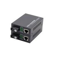 China 1000Mbps Gigabit Fiber Media Converter 1 Fiber SC 1 RJ45 Ethernet To Fiber 20KM for sale