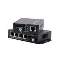 China Gigabit Fiber Media Converter 1 Fiber SC To 4 RJ45 Ethernet Ports Network Extender for sale