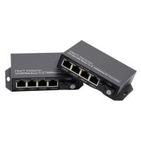 China Gigabit Fiber Media Converter 1 Fiber SC To 4 RJ45 Ethernet Ports Network Extender for sale