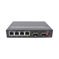 China Industrial 10G Dual SFP Fiber Media Converter With 4×2.5G RJ45 Ports for sale