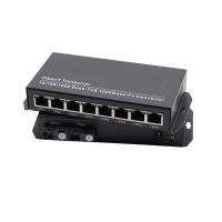 China 10/100/1000Mbps Gigabit Fiber Switch 2 SC Fiber Ports 8 RJ45 Ethernet Ports for sale