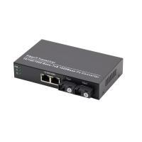China Ethernet Gigabit Fiber Switch 2 SC Fiber Port 2 RJ45 10/100/1000Mbps for sale