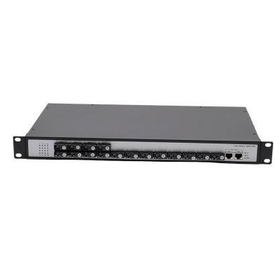 China Rack Mount Ethernet Gigabit Fiber Switch High Speed 16 Port SC Fiber 2 RJ45 for sale