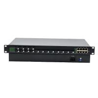 China Rackmount Ethernet Gigabit Fiber Switch 16 Port SC Fiber 8 Port RJ45 for sale