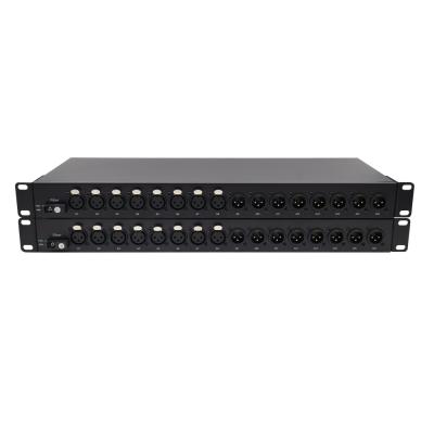 China HiFi Audio Fiber Extender 8 Channel Bidirectional XLR Audio Fiber Optic Extender for sale
