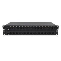 China 16 Channel Unidirectional XLR Fiber Extender Hi-Fi Audio Fiber Optic Extender for sale
