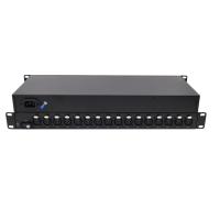China 16 Channel Unidirectional XLR Fiber Extender Hi-Fi Audio Fiber Optic Extender for sale