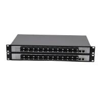 China Rackmount 24 Port SC Fiber Ethernet Switch With 2 Gigabit RJ45 Uplink Ports for sale