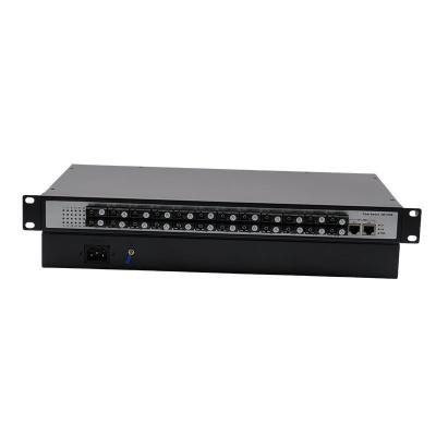 China Rackmount 24 Port SC Fiber Ethernet Switch With 2 Gigabit RJ45 Uplink Ports for sale