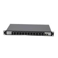 China Rackmount 24 Port SC Fiber Ethernet Switch With 2 Gigabit RJ45 Uplink Ports for sale