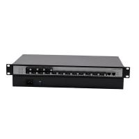 China Rackmount 100 Mbps Fiber Switch 16 Port SC Fiber 2 Gigabit RJ45 Uplink for sale