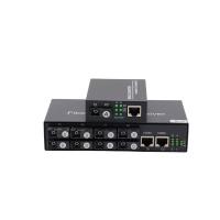 China 8 Port Ethernet Fiber Switch 100M SC Fiber Switch 2 RJ45 Ethernet Ports for sale