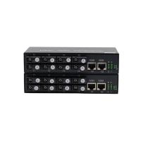 China 8 Port Ethernet Fiber Switch 100M SC Fiber Switch 2 RJ45 Ethernet Ports for sale