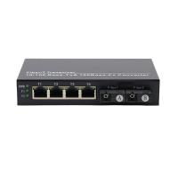 China High Speed Desktop 100 Mbps Fiber Switch 2-SC Fiber 4 Port Ethernet Switch for sale
