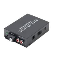 China Unidirectional RCA Audio Extender 2 Channel Fiber Optic Extender 1310nm / 1550nm for sale
